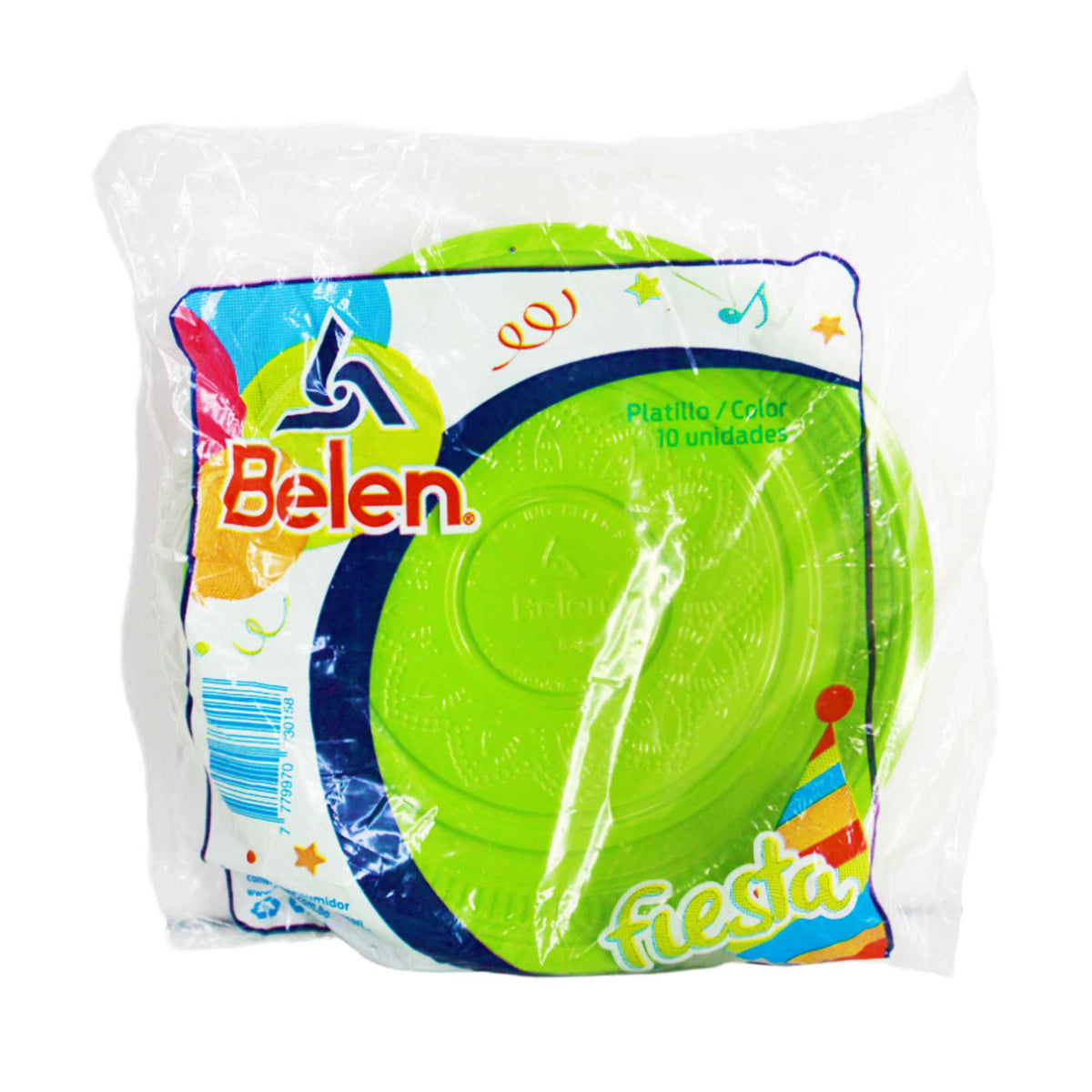Belen Platillos Desechables Colores X 10 Unidades — Totem Amarket